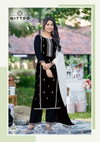 Roop By Mittoo Rayon Embroidery Kurti With Bottom Dupatta Wholesale ...