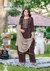 Roop By Mittoo Rayon Embroidery Kurti With Bottom Dupatta Wholesale ...
