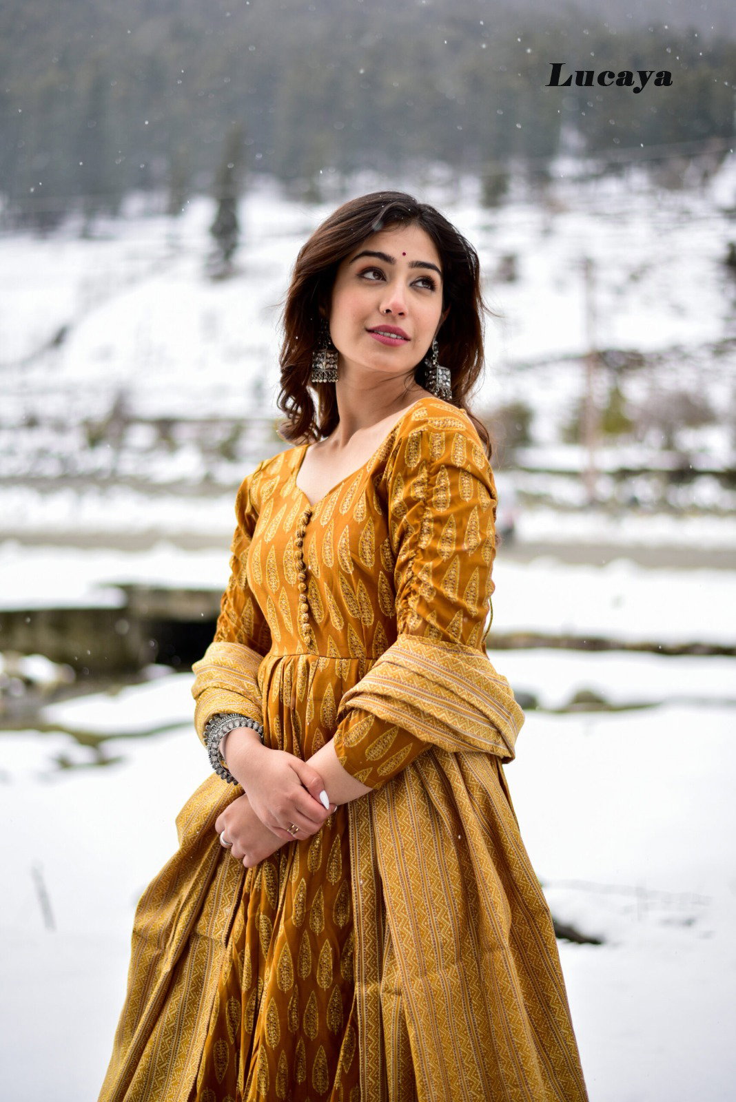 Lucaya Vol 15 Printed Full flair Kurti With Bottom Dupatta Catalog ...