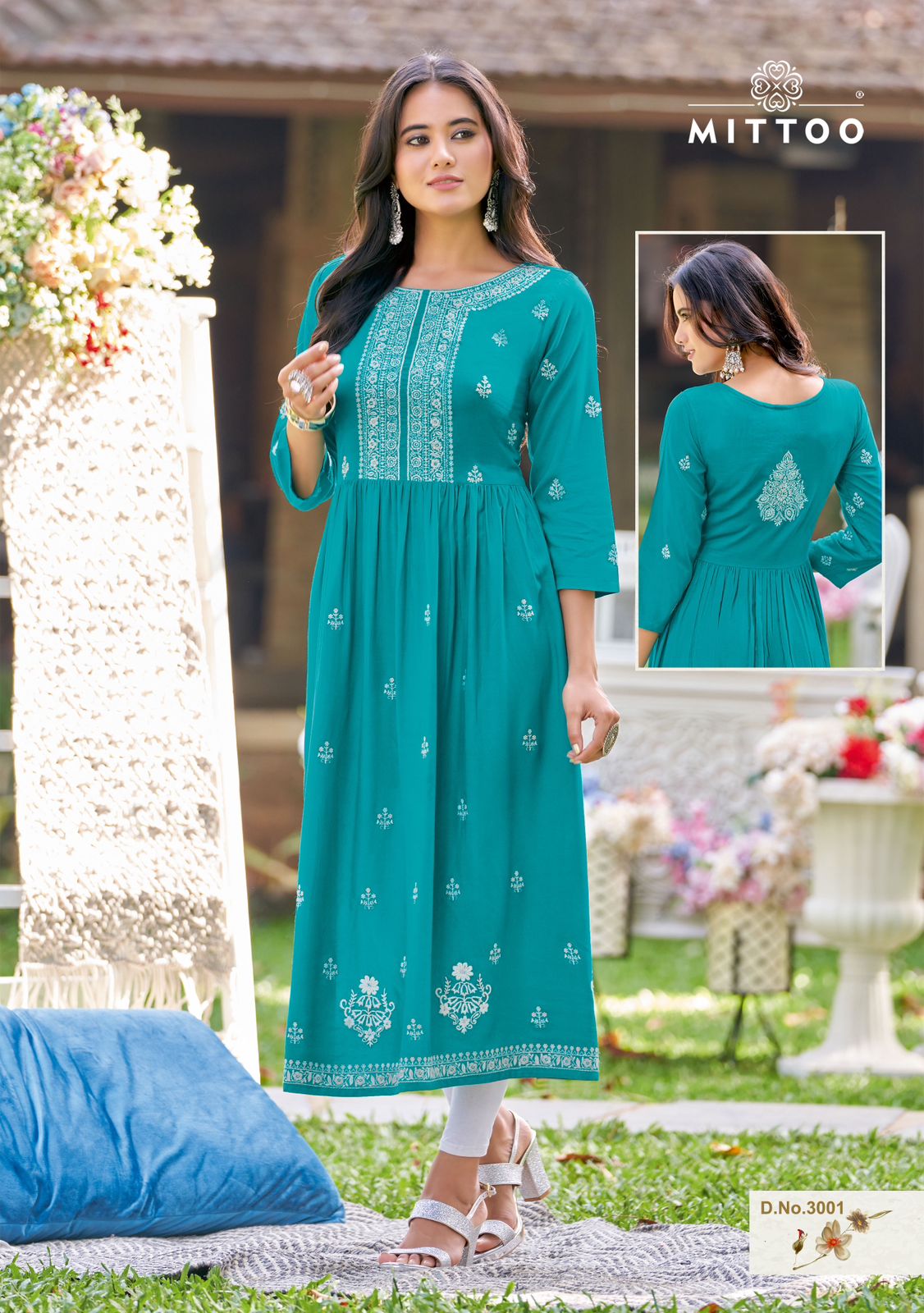 Mittoo Satrangi Thread Work Designer Kurtis Catalog - The Ethnic World