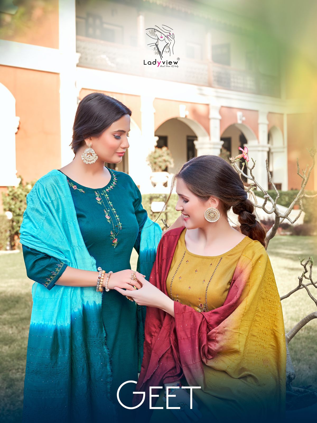 Ladyview Geet Heavy Exclusive Wear Wholesale Designer Readymade Suits ...