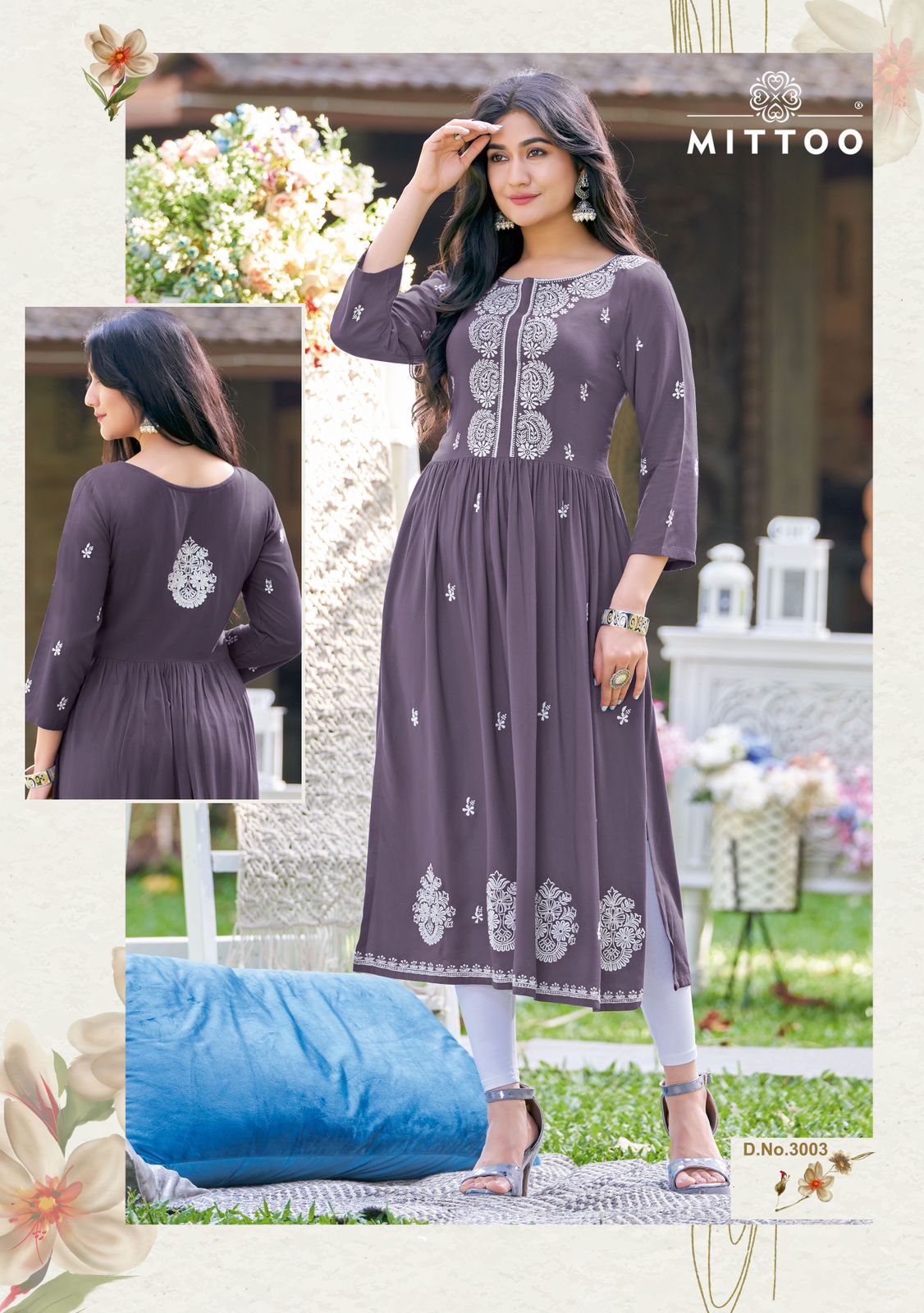 Mittoo Satrangi Thread Work Designer Kurtis Catalog - The Ethnic World