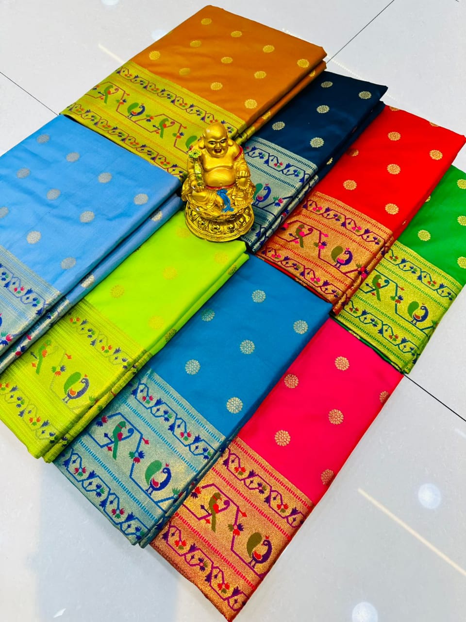 Mor Bangadi Paithani 2 Pure Silk Wedding Sarees Catalog - The Ethnic World