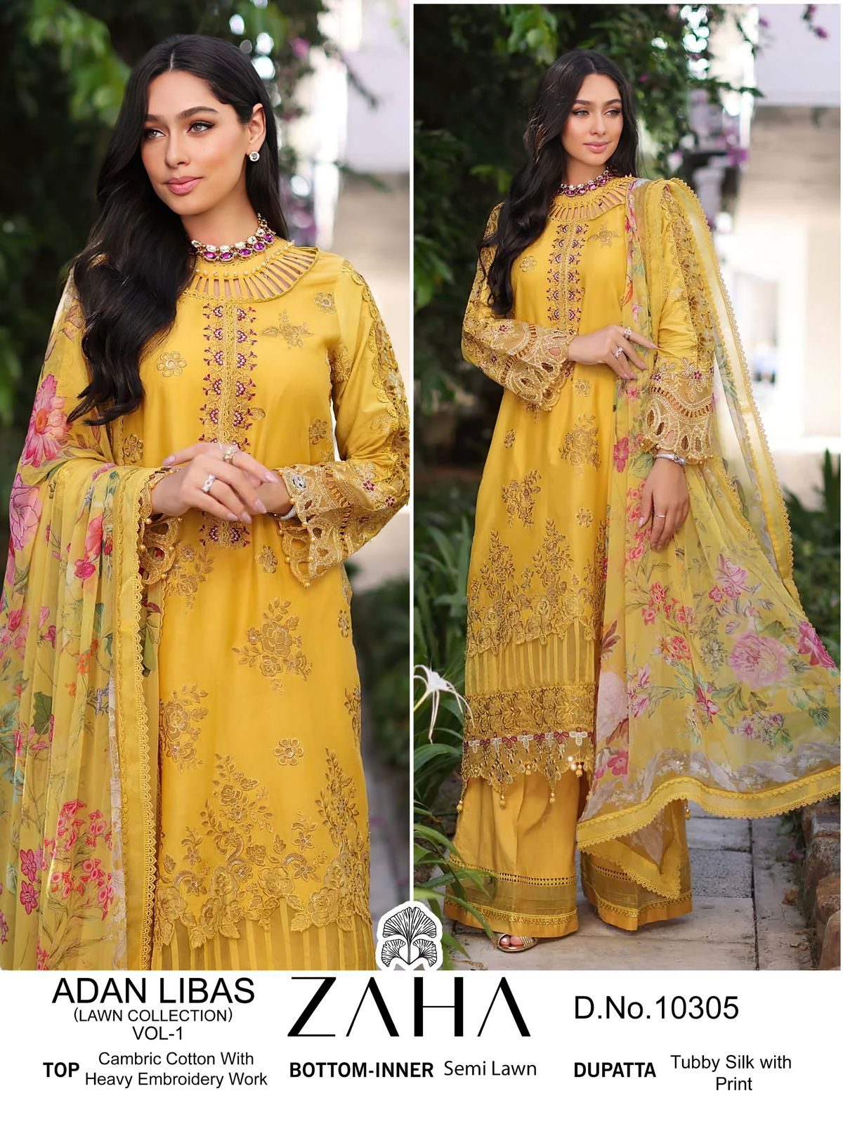 Adan Libas Lawn Collection Vol 1 By Zaha Cambric Cotton Pakistani Suits ...