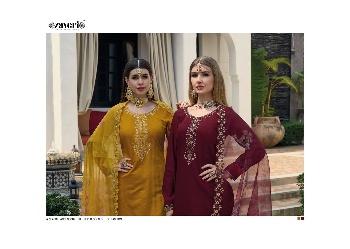 Sabway By Zaveri 1551-1554 Readymade Salwar Suits Catalog - The Ethnic ...