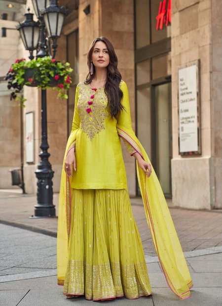 Ishani By Sayuri Designer Silk Readymade Suits Suppliers In India - The ...
