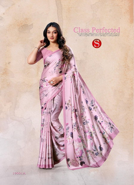 Felicity By Sushma Printed Satin Sarees Wholesale Market In Surat - The ...