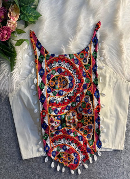 Rk Blouse Heavy Codding Embroidery With Traditional Kaudi Lace Blouse ...