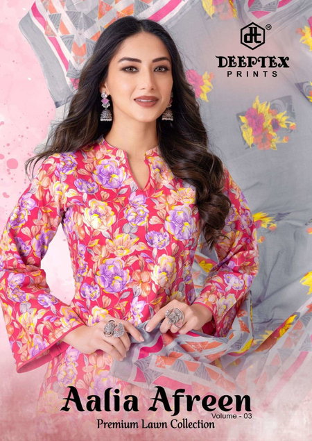 Aalia Afreen Vol 3 By Deeptex Wholesale Kurti With Bottom Dupatta In ...