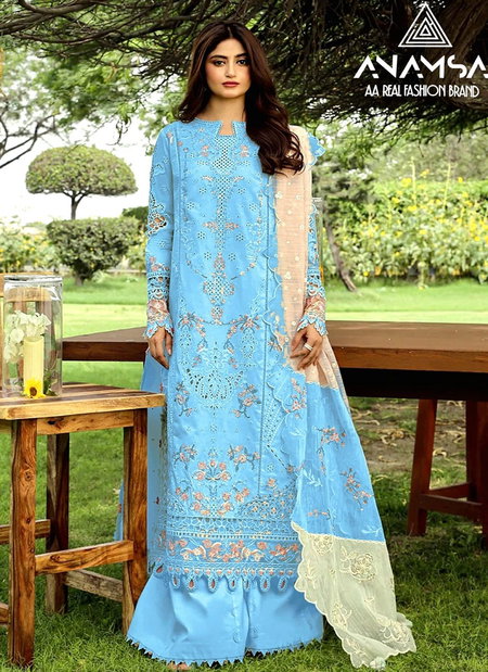 Anamsa 494 Rayon Cotton Designer Pakistani Suits Wholesale Market in ...