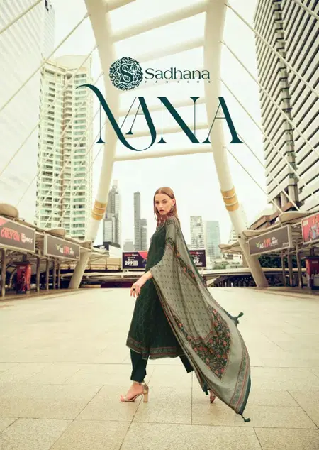 Nana By Sadhana Pure Viscos Pashmina Dress Material Bulk Orders In ...