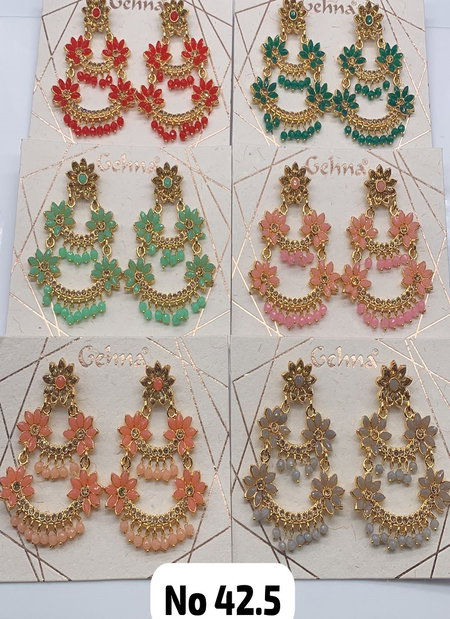 NR Fancy Diamond Earrings Catalog - The Ethnic World
