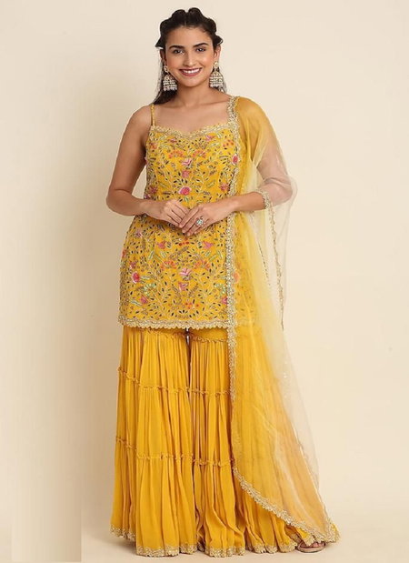 Super Hit 1002 New Colors Wedding Wear Wholesale Sharara Suit Catalog ...