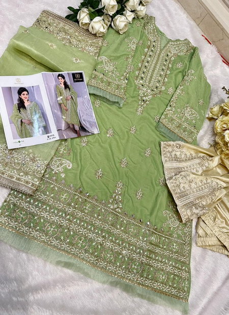 Ziaaz 378 Mirror Work Velvet Pakistani Suits Catalog - The Ethnic World