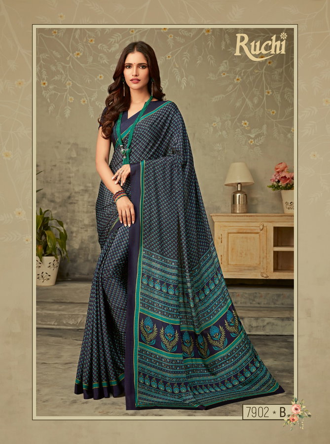 Ruchi Vivanta Silk Hit 9 Printed Wholesale Daily Wear Sarees - The ...