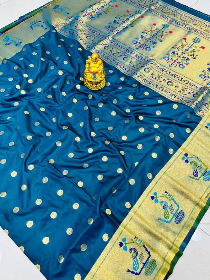 Mor Bangadi Paithani 2 Pure Silk Wedding Sarees Catalog - The Ethnic World