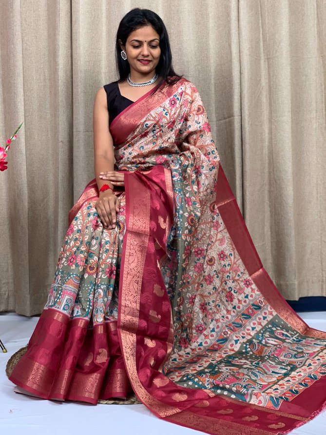 Wow Super Pure Silk Saree Catalog - The Ethnic World