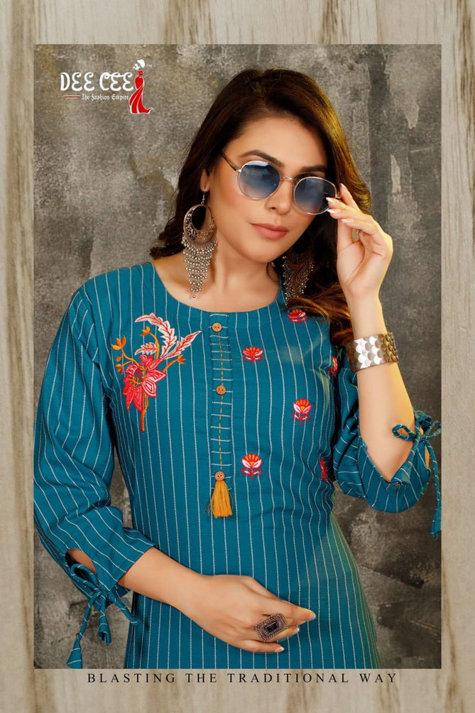 Renetta By Dee Cee A Line Long Kurtis Catalog - The Ethnic World