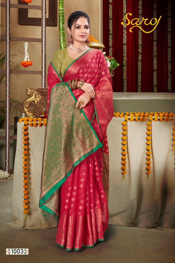 Saroj Prasang Vol 2 Cotton Silk Designer Sarees Catalog - The Ethnic World