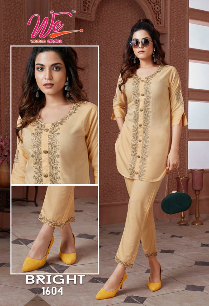 We Bright New Designer Western Wear Cord Set Catalog - The Ethnic World