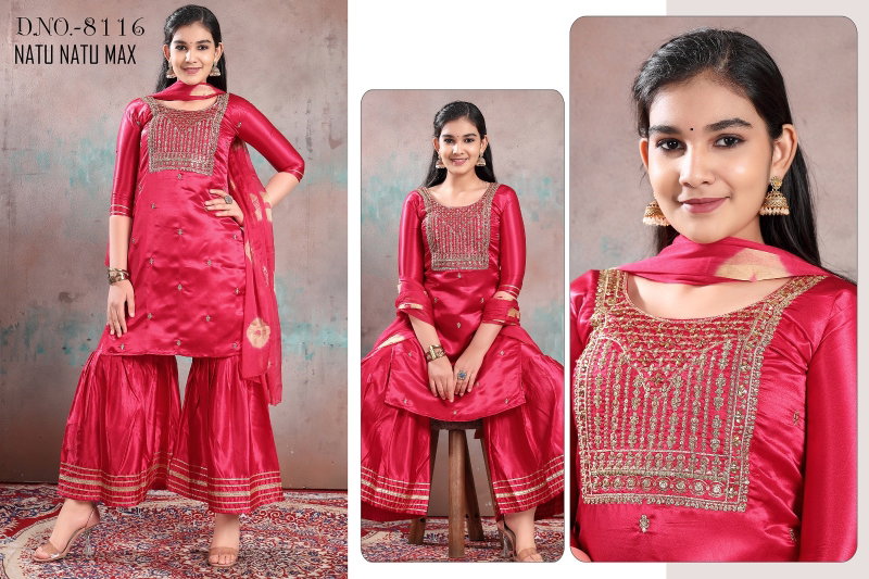 Natu Natu Max 8116 Readymade Suits Girls Wear Catalog - The Ethnic World