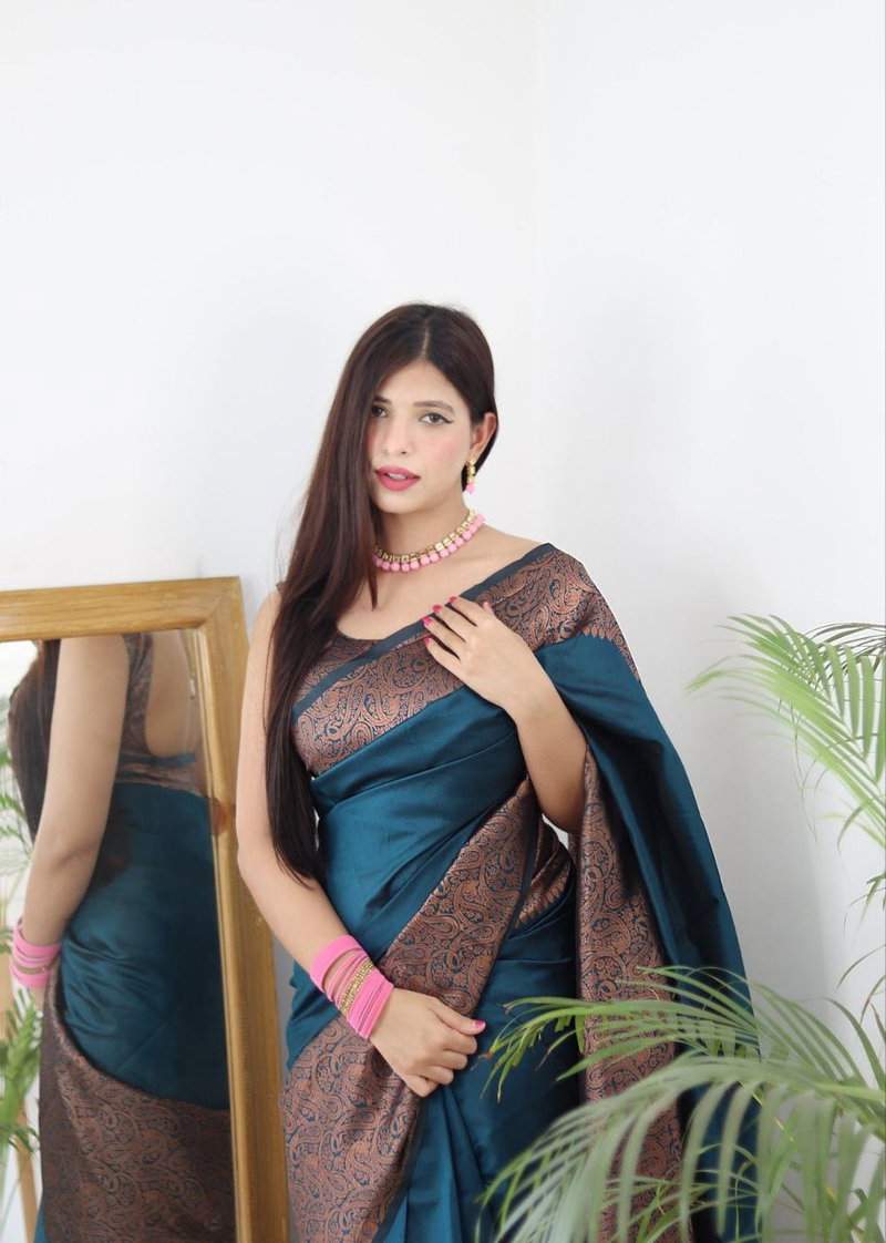 MF 27 Plain Soft Lichi Silk Designer Sarees Wholesale Market In Surat ...