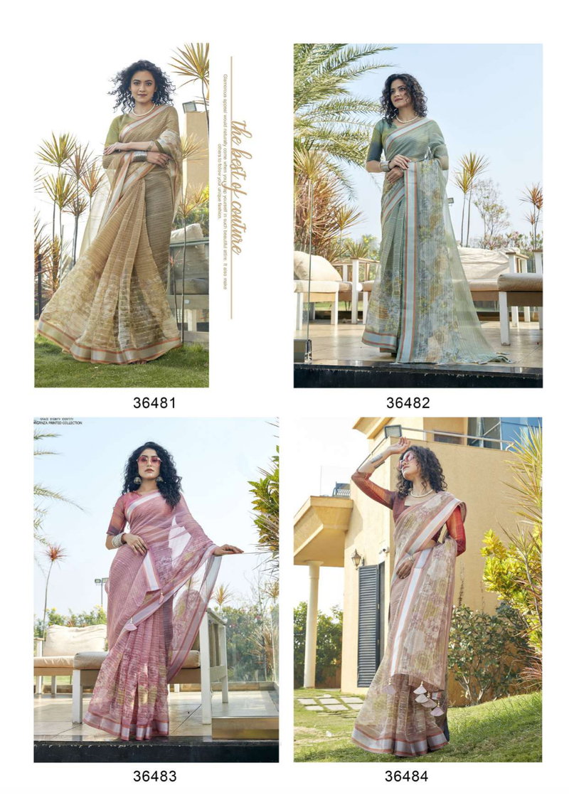 Phooljhadi Vol 14 By Triveni Swarovski Organza Sarees Wholesale Shop In ...