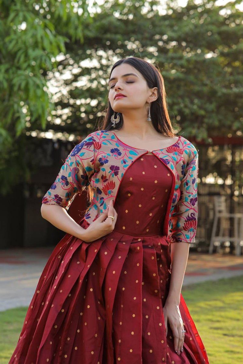 1038 Premium Designer Readymade Koti Style Gown Catalogue - The Ethnic ...