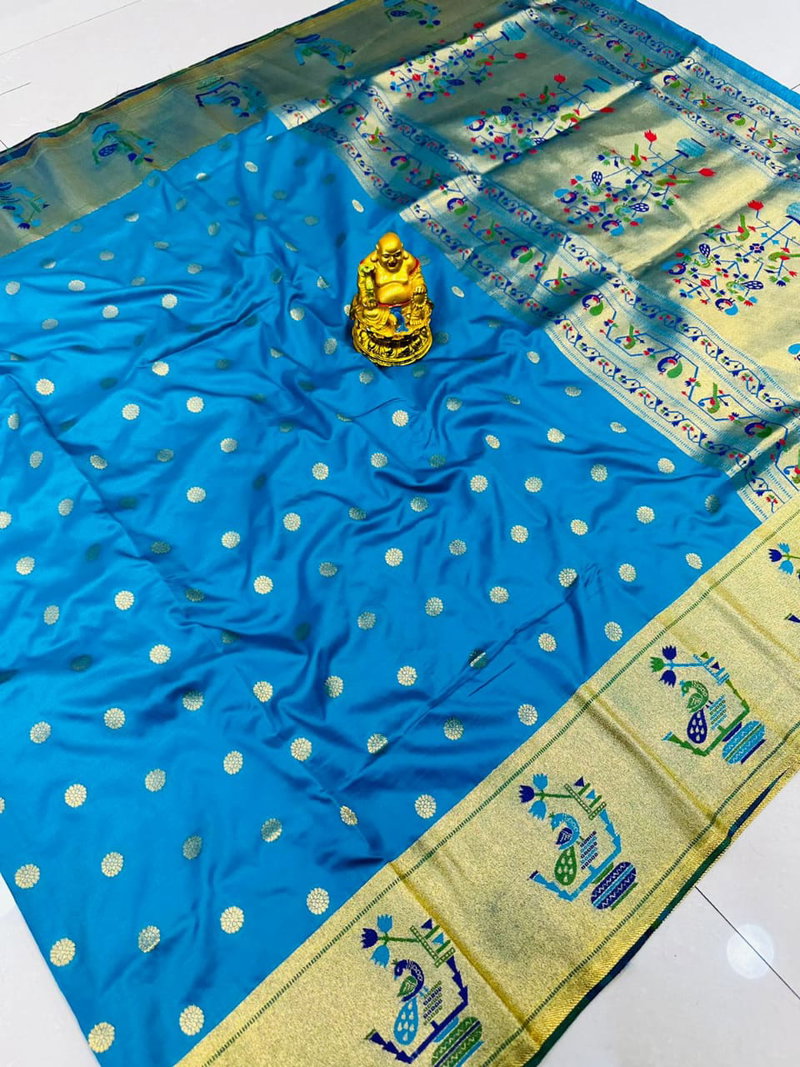 Mor Bangadi Paithani 2 Pure Silk Wedding Sarees Catalog - The Ethnic World