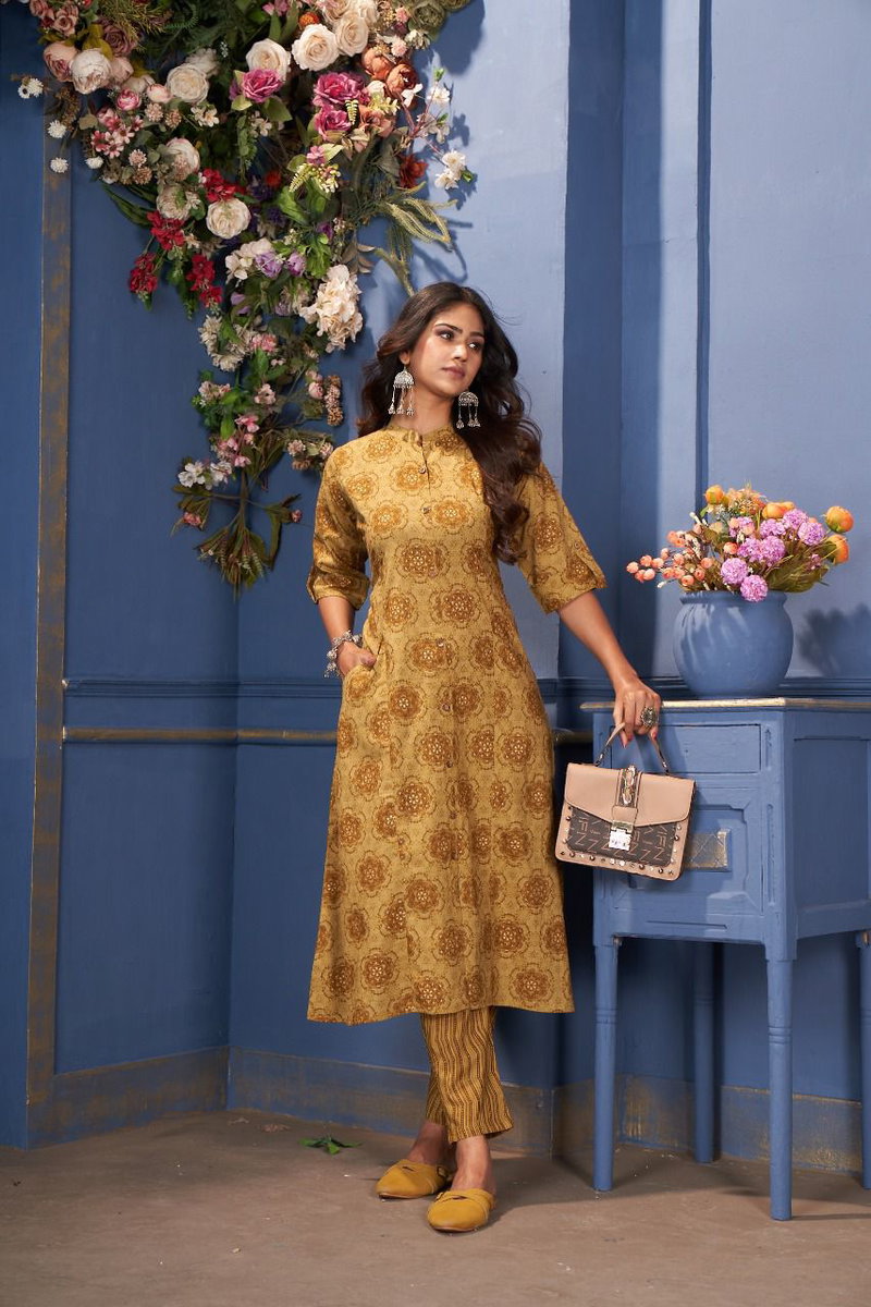 Clothing Art Fancy Wholesale Printed Cotton Kurti With Bottom - The ...
