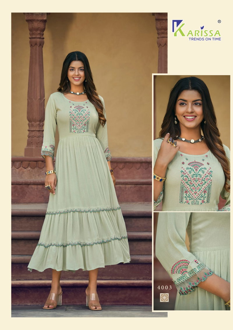 Zoya By Karissa Designer Party Wear Kurtis Catalog - The Ethnic World