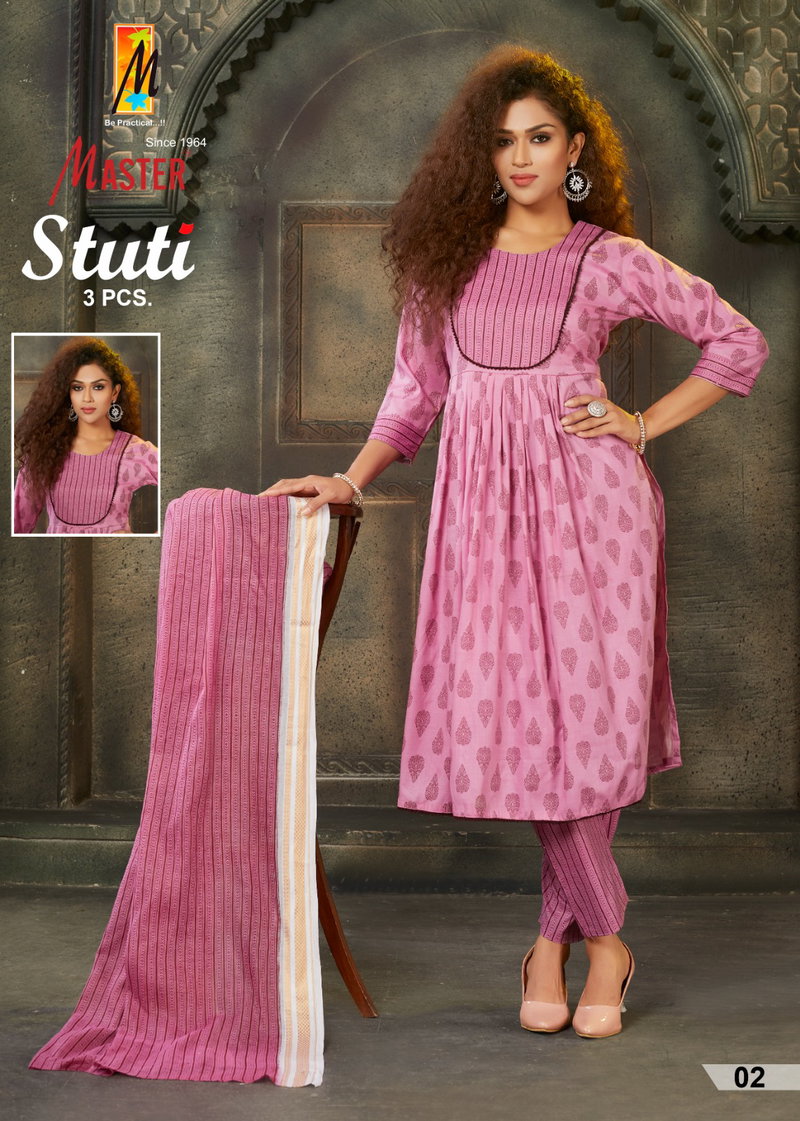 Stuti Two Tone By Master Printed Readymade Suits Catalog - The Ethnic World