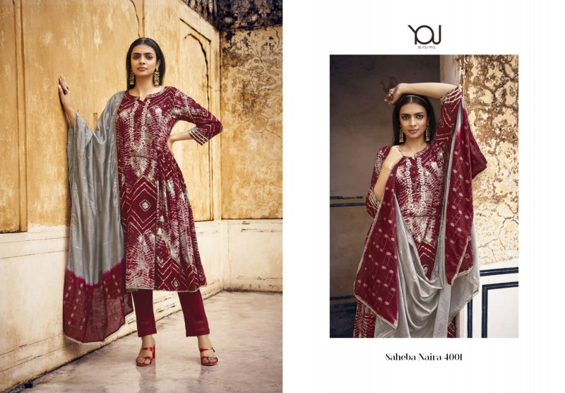 Saheba Naira By Wanna 4001-4004 Readtmade Salwar Suits Catalog - The ...