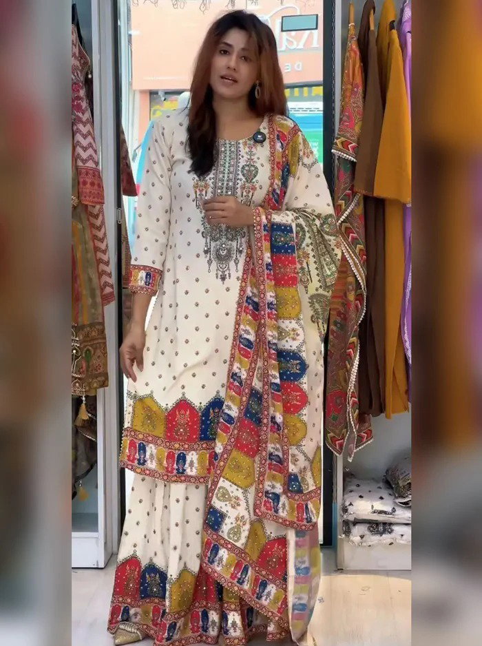 Gulista Premium Muslin Kurti With Plazzo Dupatta Wholesale Suppliers In ...