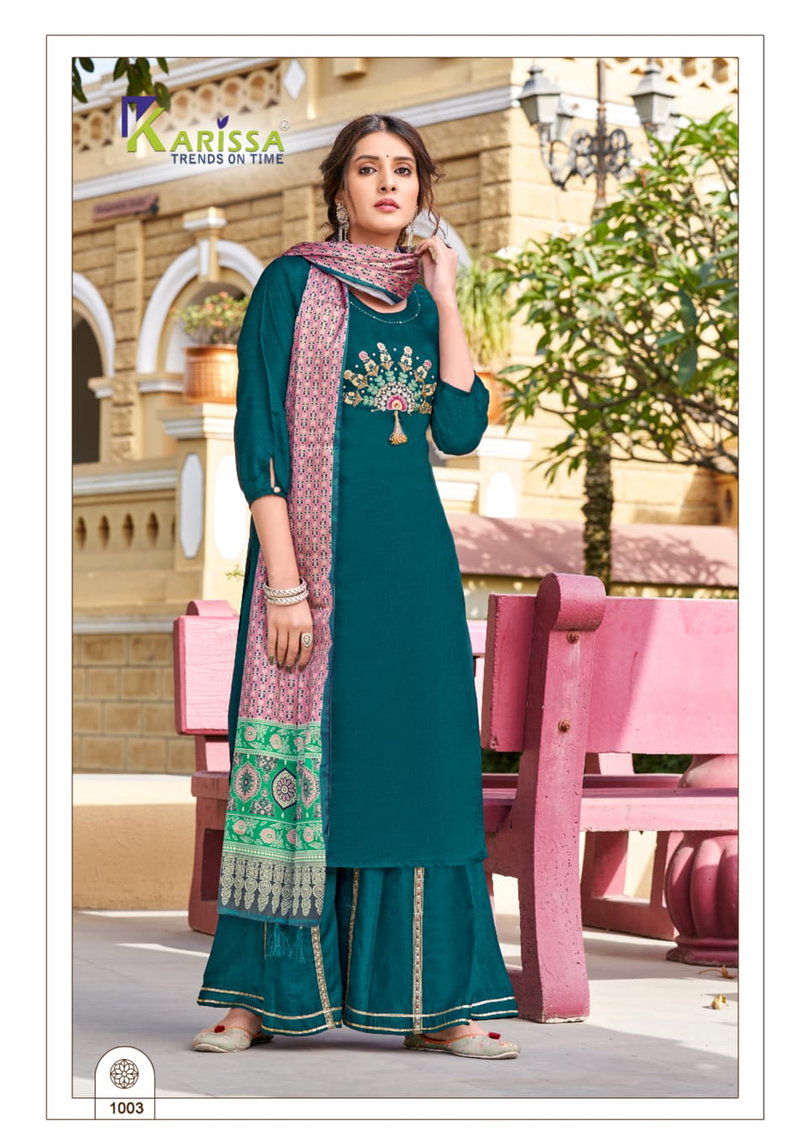 Shrivalli By Karissa Sharara Readymade Suits Catalog - The Ethnic World
