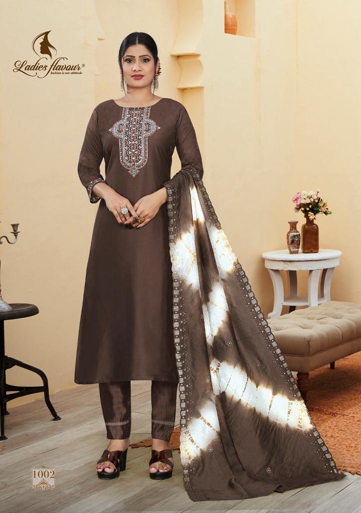 Fab Firki Chanderi Designer Suit Catalog - The Ethnic World