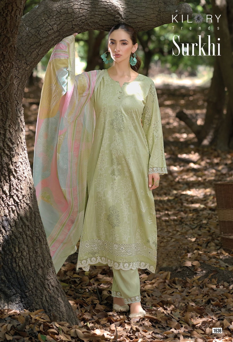 Surkhi By Kilory Lawn Cotton Printed Salwar Kameez Wholesale Market In ...