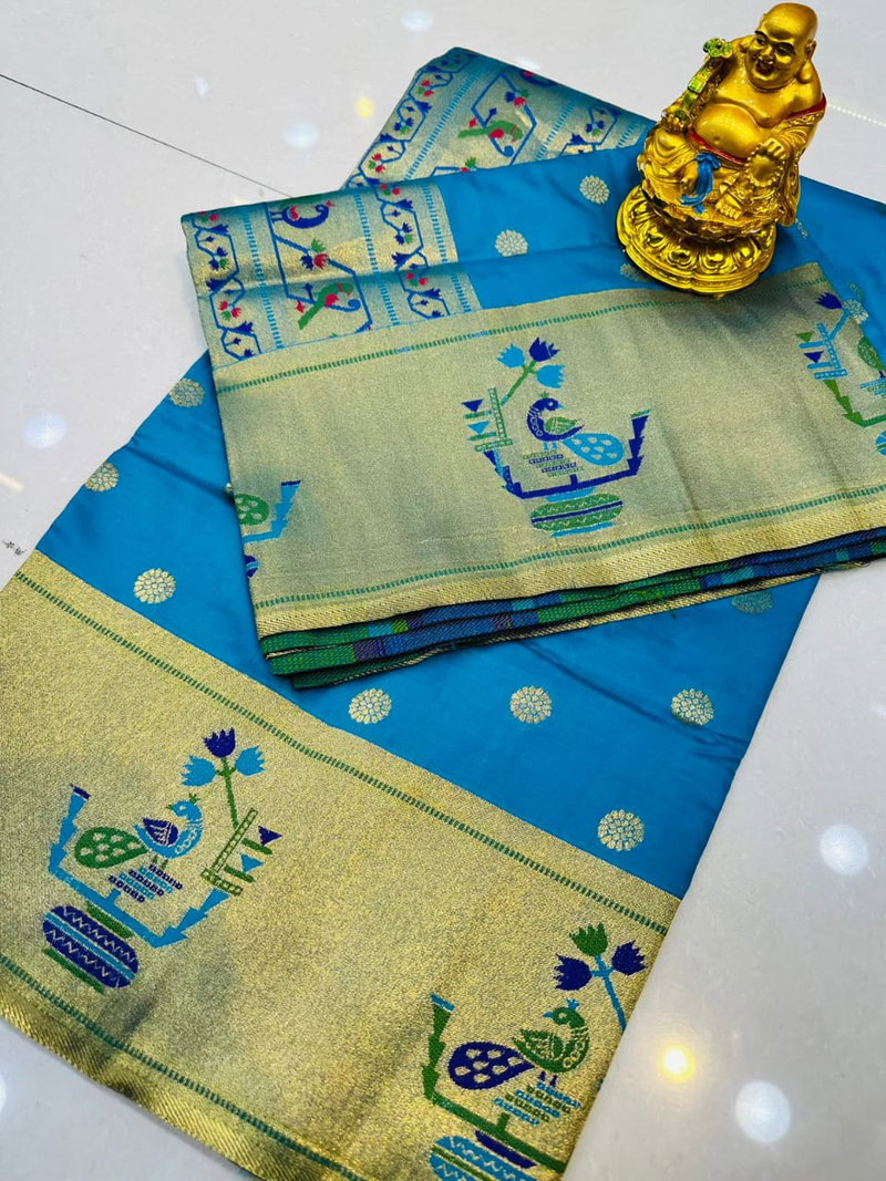 Mor Bangadi Paithani 2 Pure Silk Wedding Sarees Catalog - The Ethnic World