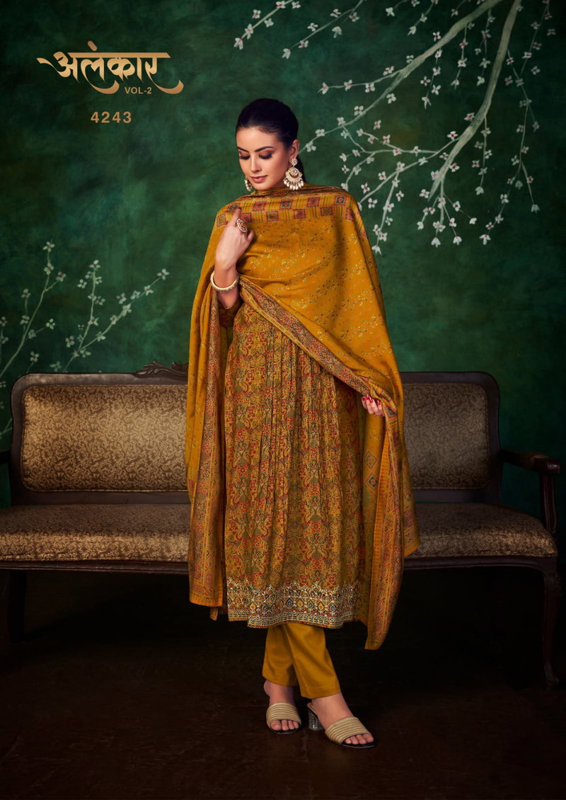 Alankar Vol 2 By Rang Sequence Work Muslin Designer Salwar Suits - The ...