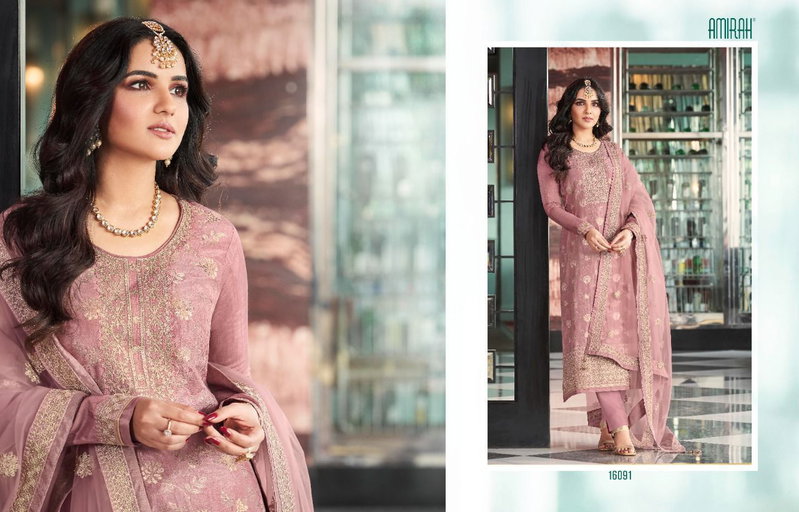 AMIRAH KHWAHISH Dola Jecard Silk With button Heavy Designer salwar suit ...