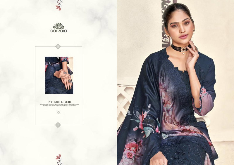 Nazma By Aanzara 1001-1006 Designer Salwar Suits Catalog - The Ethnic World