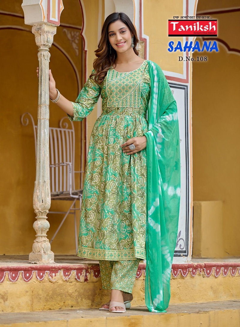 Sahana Vol 1 By Taniksh Printed Readymade Suits Catalog - The Ethnic World