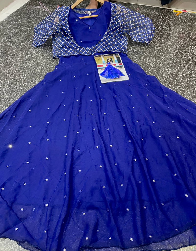 Designer Festival Special Gown With Koti Catalog - The Ethnic World