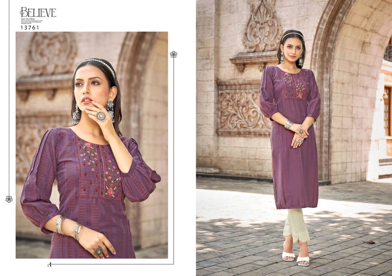 Kalaroop Noori By Kessi Long Designer Kurtis Catalog - The Ethnic World