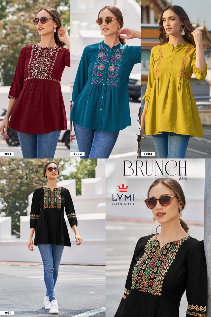 Lymi Brunch Vol 3 By Kessi Ladies Top Catalog - The Ethnic World