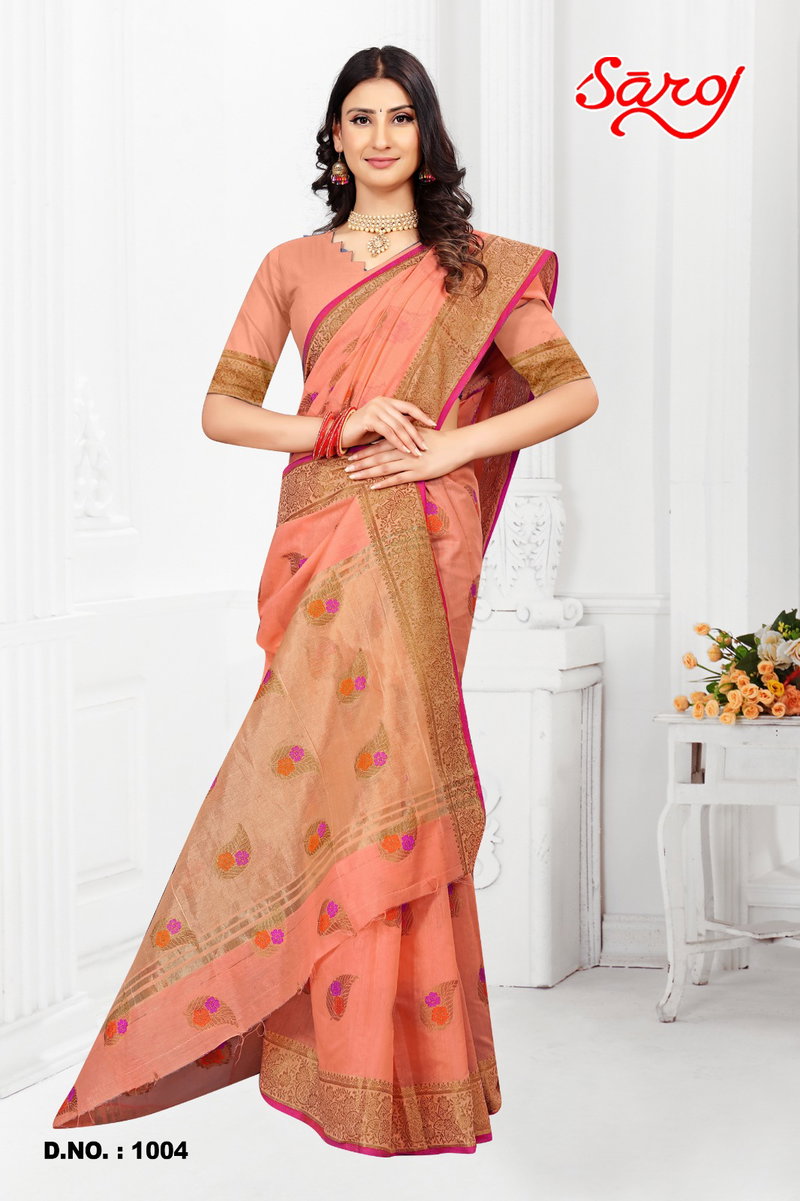Shandaar Vol 2 By Saroj Cotton Saree Catalog - The Ethnic World