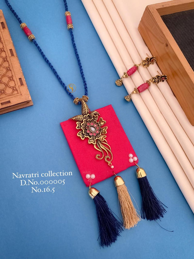 Navratri Special Designer Mala Set 1 Wholesale Online - The Ethnic World
