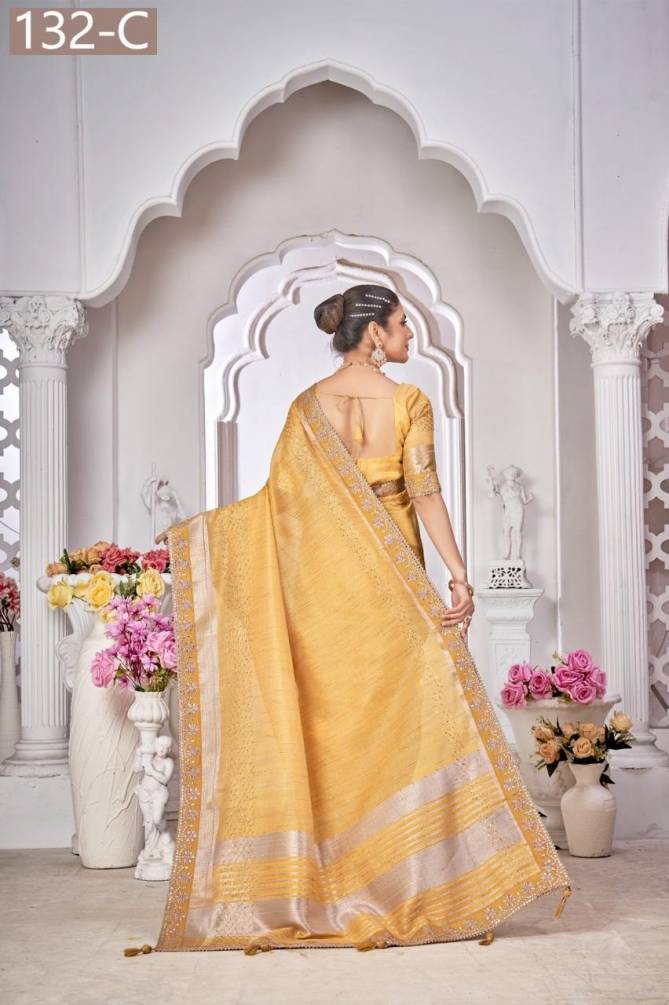 Sumitra 132 C Top Dayed Work Designer Saree Wholesale Shop In India ...