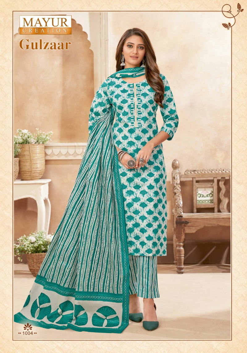Gulzaar Vol 1 By Mayur Cottton Readymade Suits Catalog - The Ethnic World
