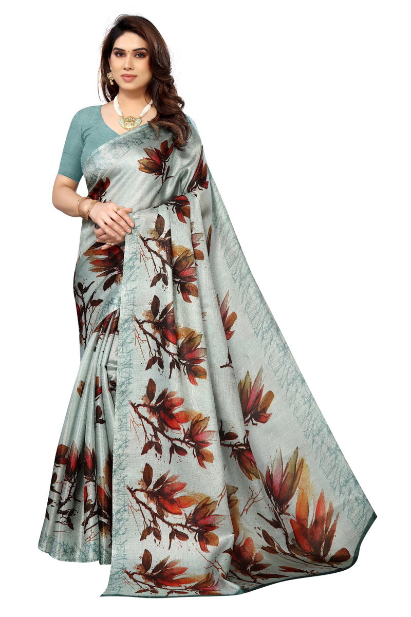 Printed Silk Vol 2 Fancy Daily Wear Saree Catalog - The Ethnic World